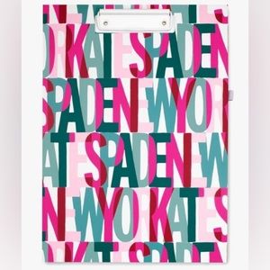 kate spade | Office | Kate Spade Layered Logo Clipboard Folio | Poshmark